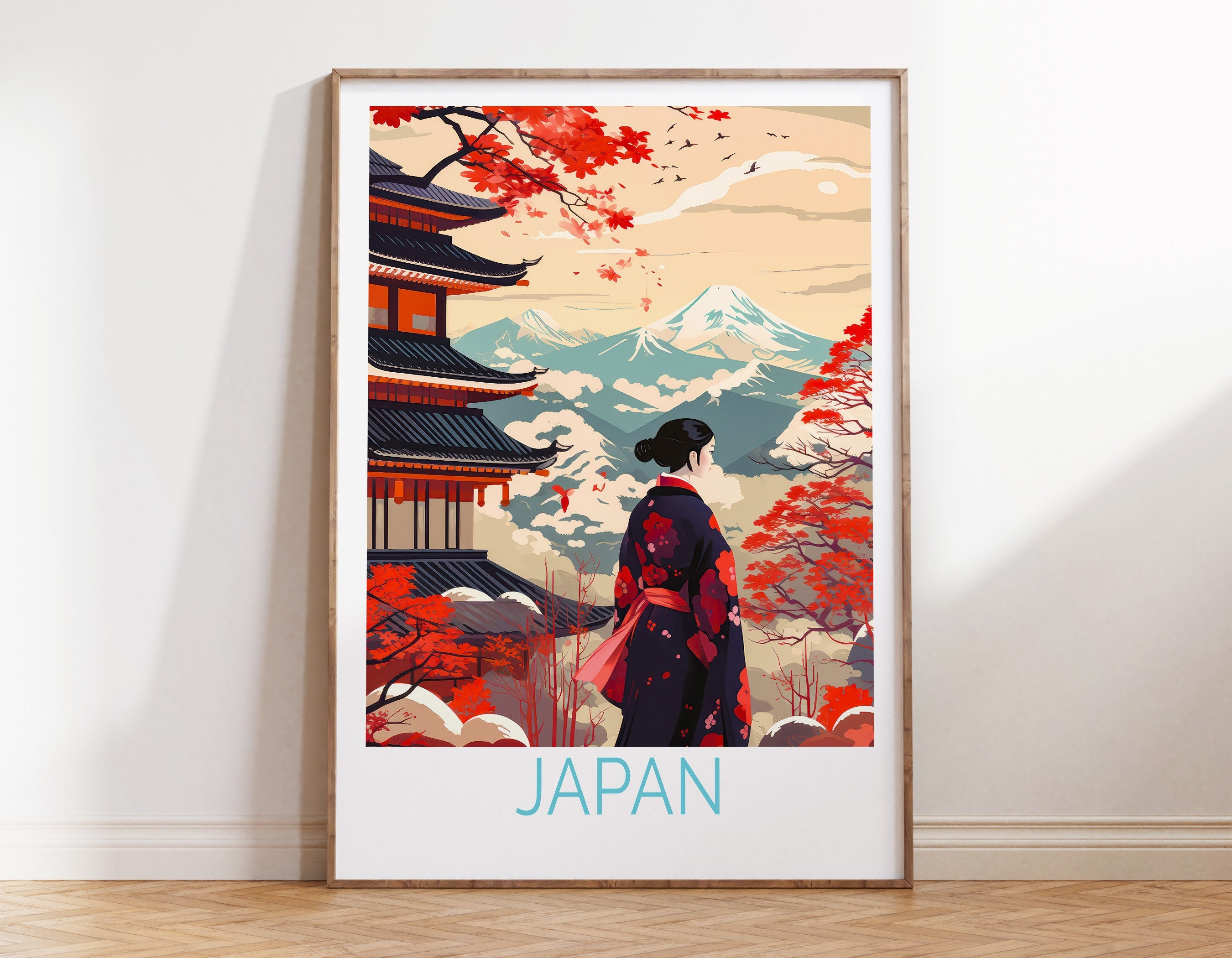 Japan Travel Poster, Japan Tokyo Poster, Japan Travel Wall Art, Japan ...