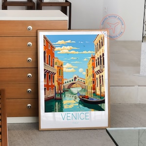 Venice Travel Poster Italy Travel Poster, Venice Travel Wall Art ...