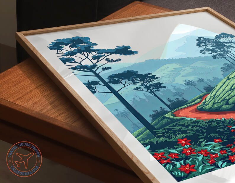 Munnar India Travel Poster, India Travel Wall Art, Munnar Travel Print ...
