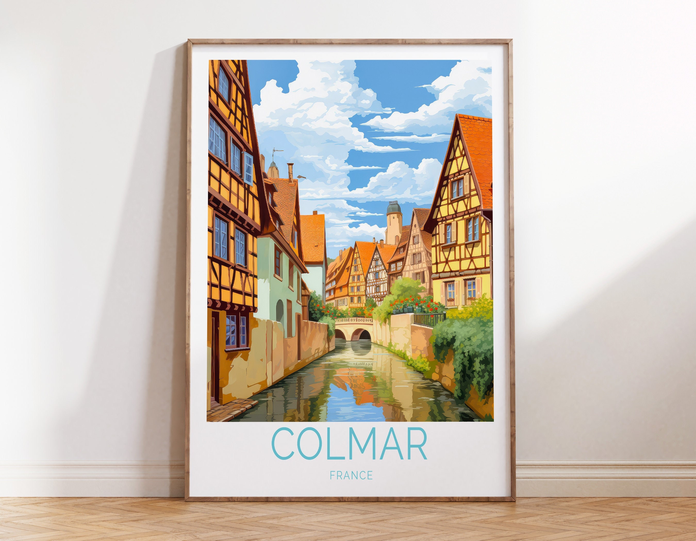 Colmar France Travel Poster, Colmar France Poster, Colmar France Travel ...