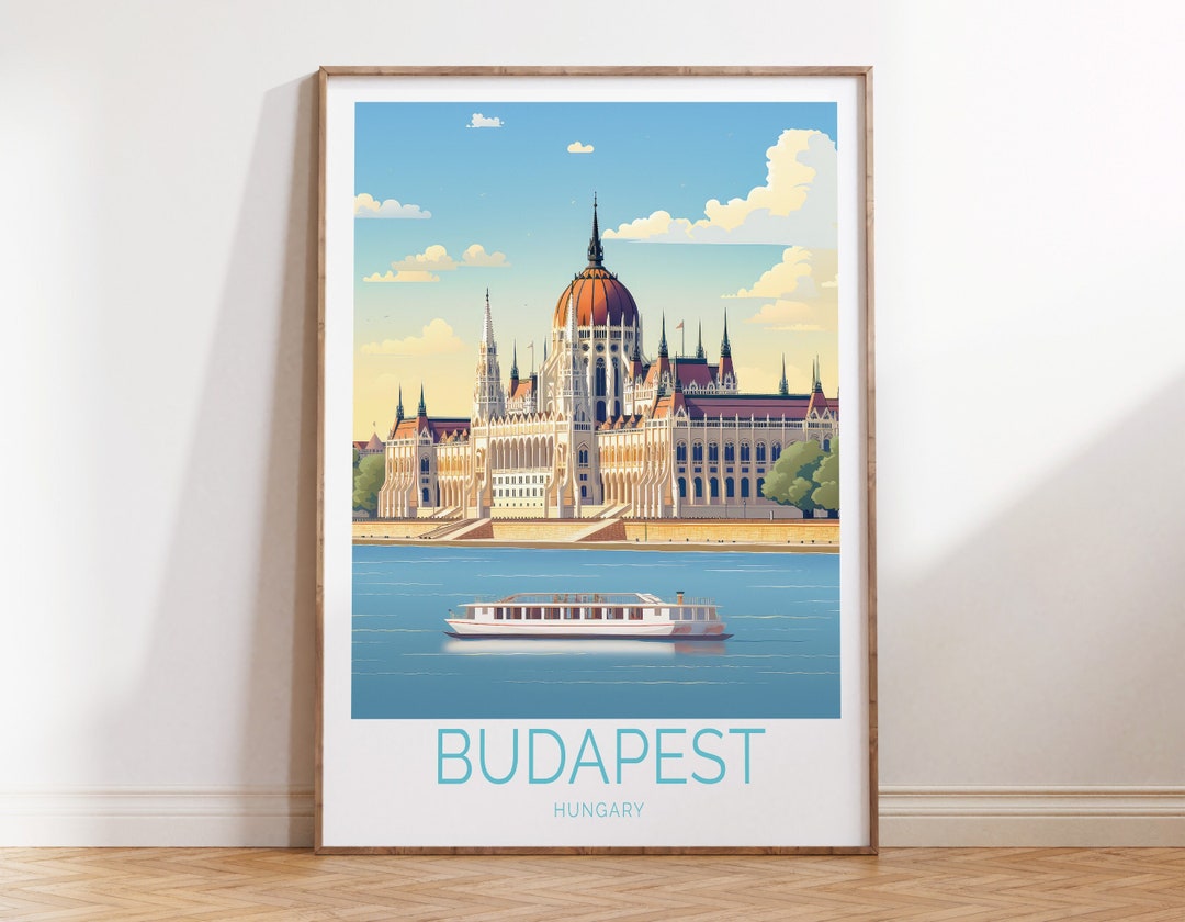Budapest Hungary Travel Poster, Budapest Hungary Poster Wall Art ...