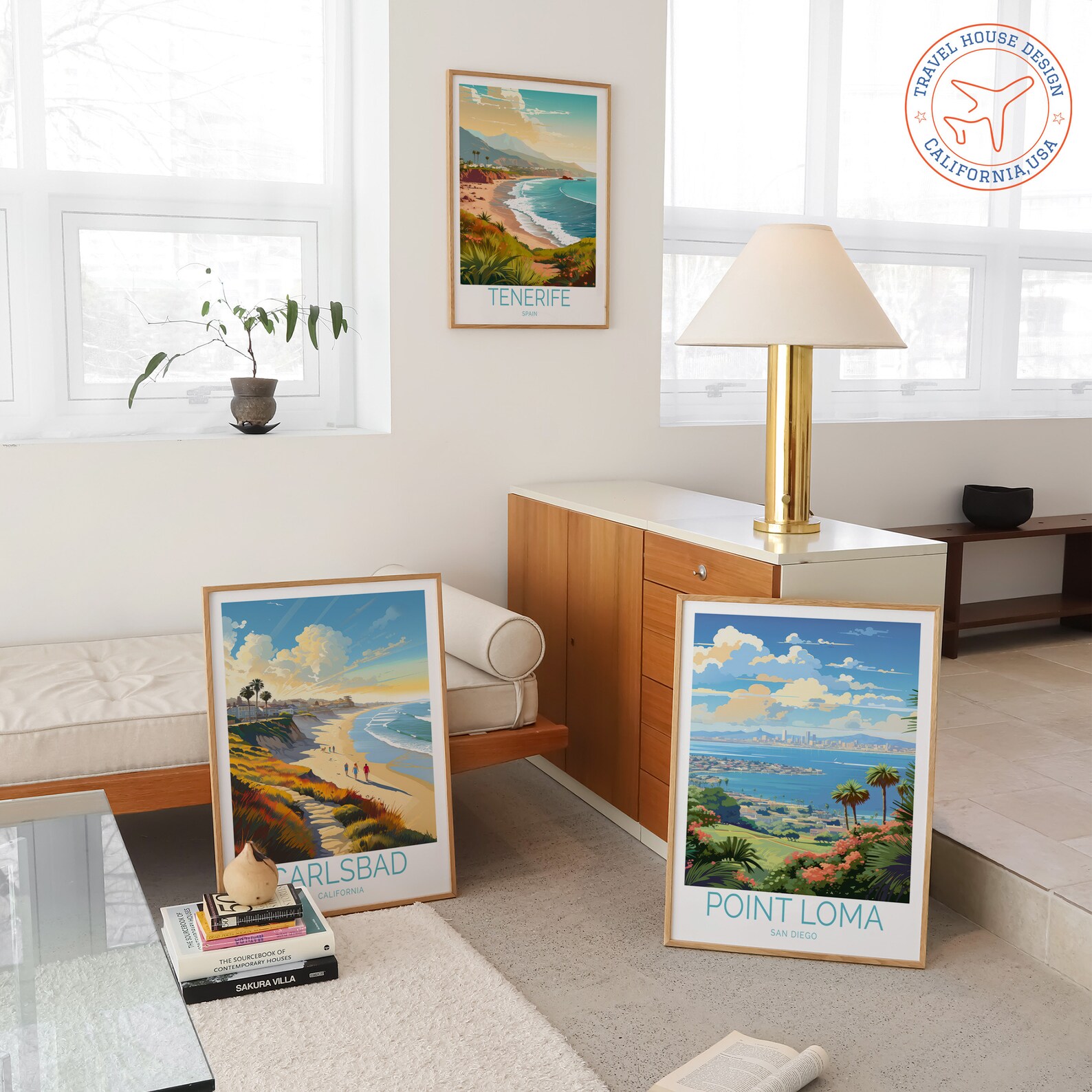 Point Loma Travel Poster California Travel Poster, Point Loma San Diego ...