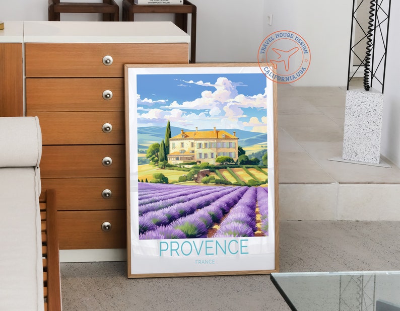Provence France Travel Poster, Provence Côte D'azur France Poster ...