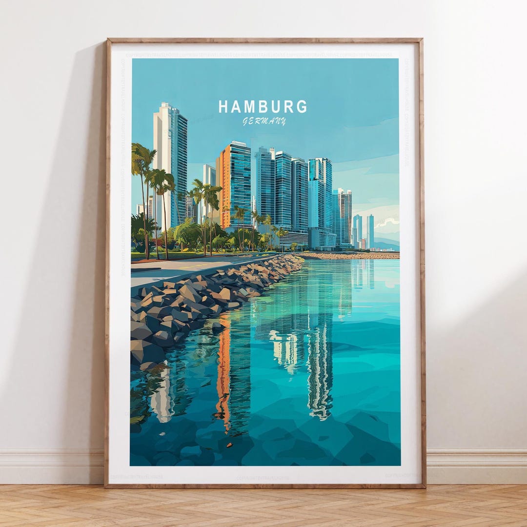 Panama Wall Art Print, Panama Central America Travel Poster, Central ...