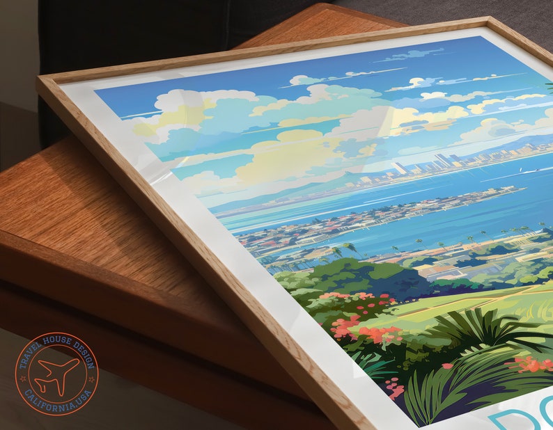 Point Loma Travel Poster California Travel Poster, Point Loma San Diego ...