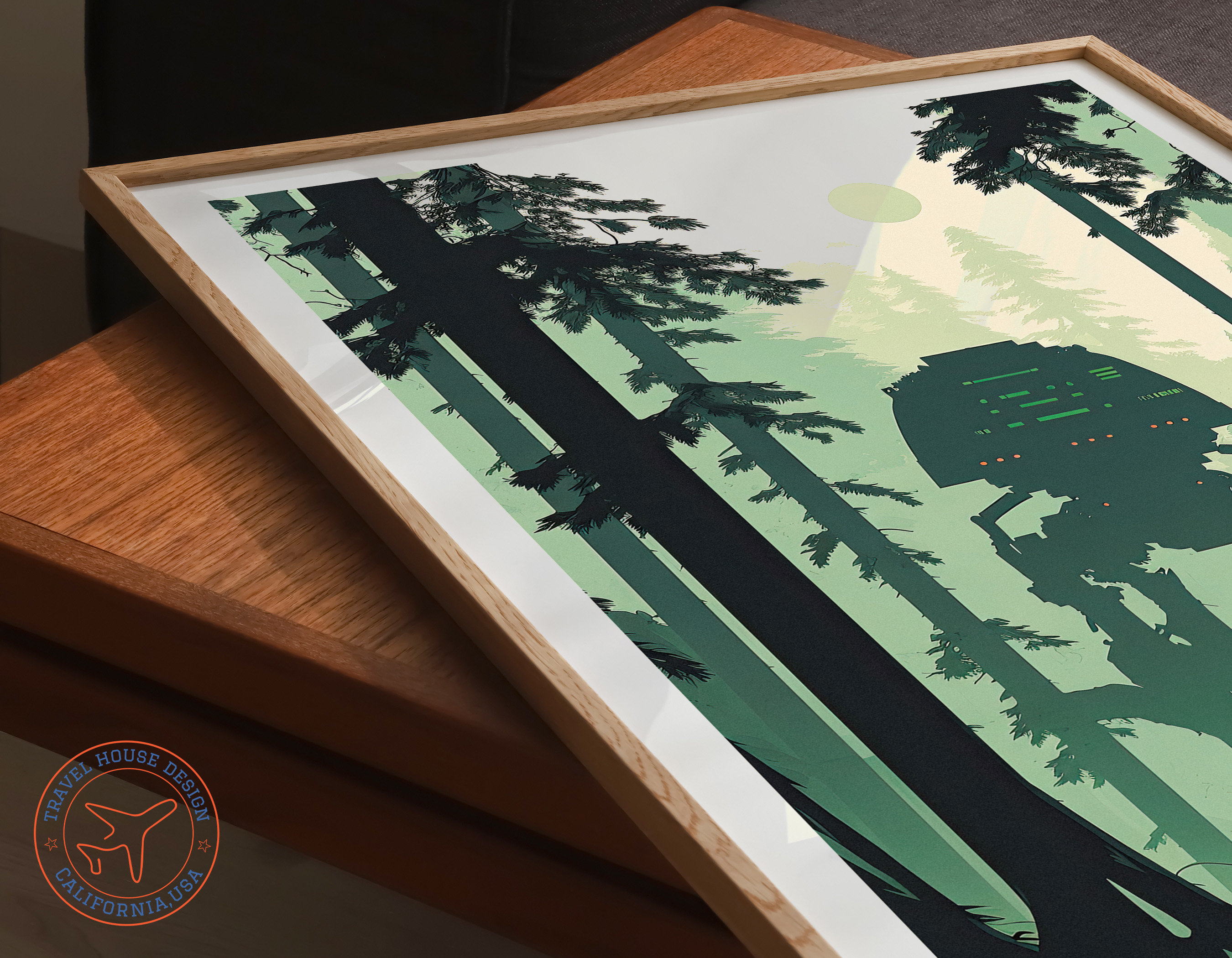 Endor Star Wars Minimalist Planet Poster, Star Wars Endor Travel Galaxy ...