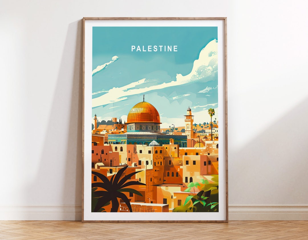 Palestine Al-aqsa Mosque Poster, Palestine Gaza Wall Art Decor ...
