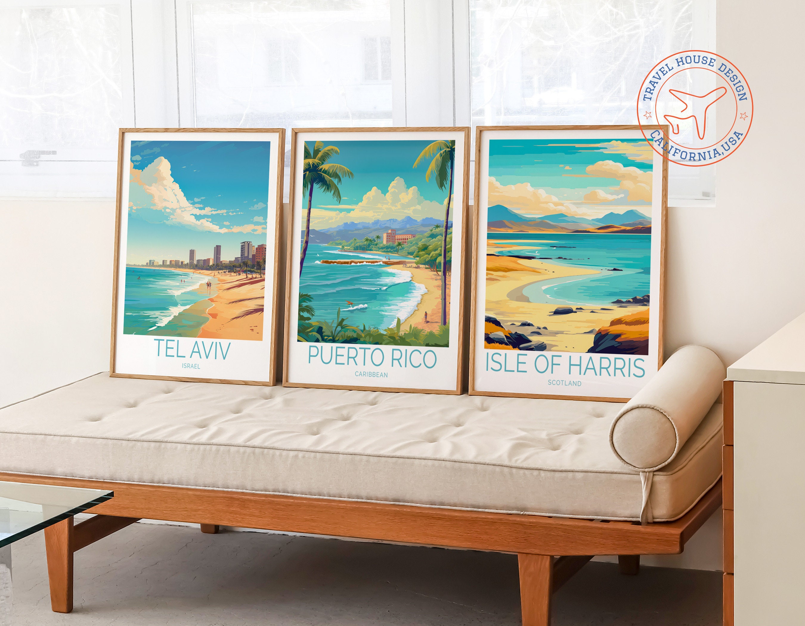 Puerto Rico Caribbean Travel Poster Puerto Rico Poster - Etsy