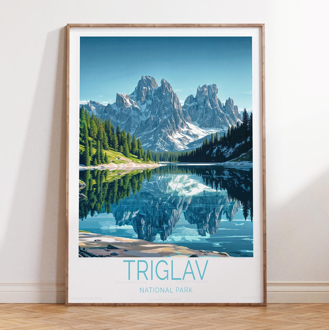 Triglav National Park Travel Wall Art, Triglav Travel Poster, National ...