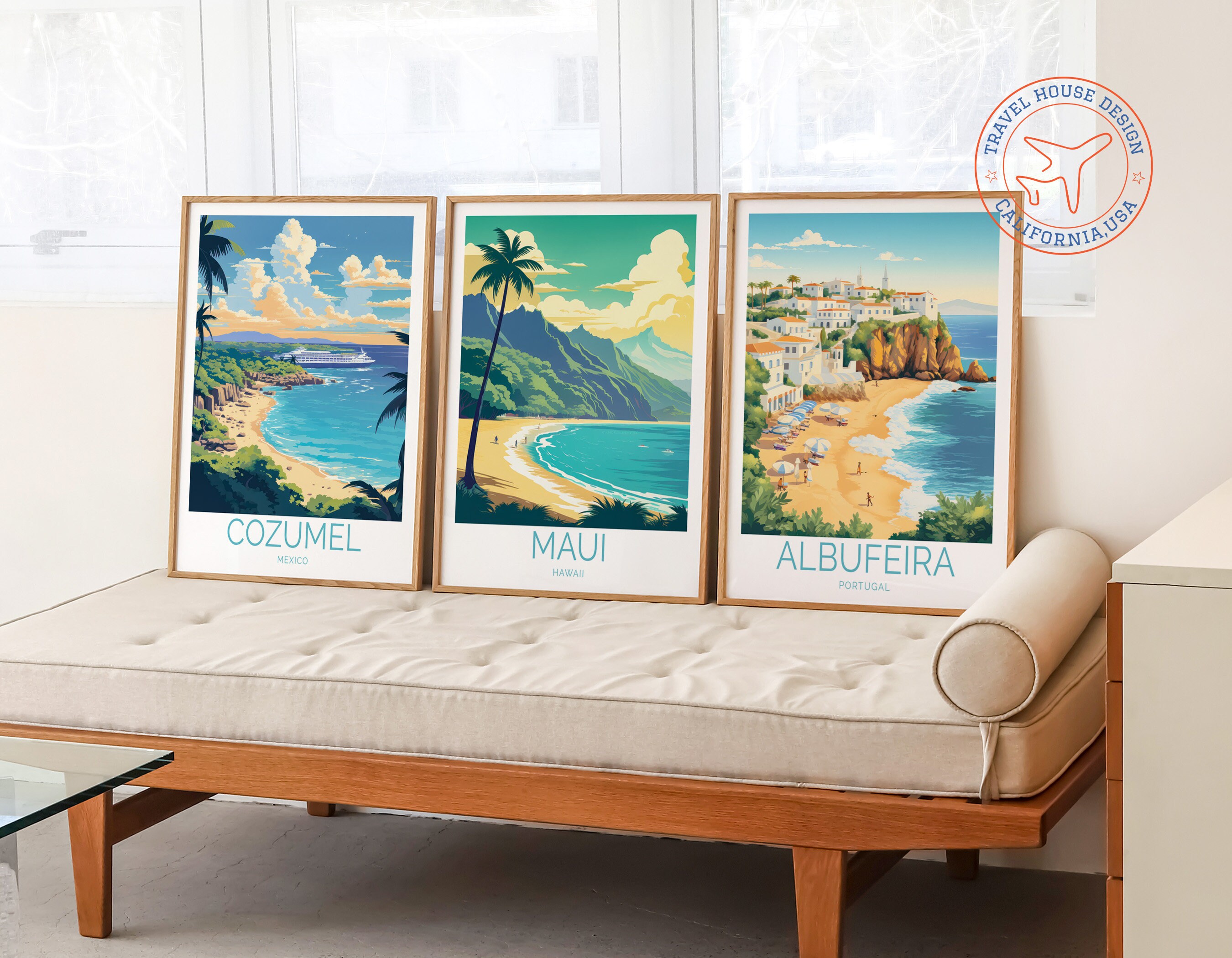 Maui Hawaii Travel Poster, Maui Hawaii Travel Wall Art, Maui Hawaii ...