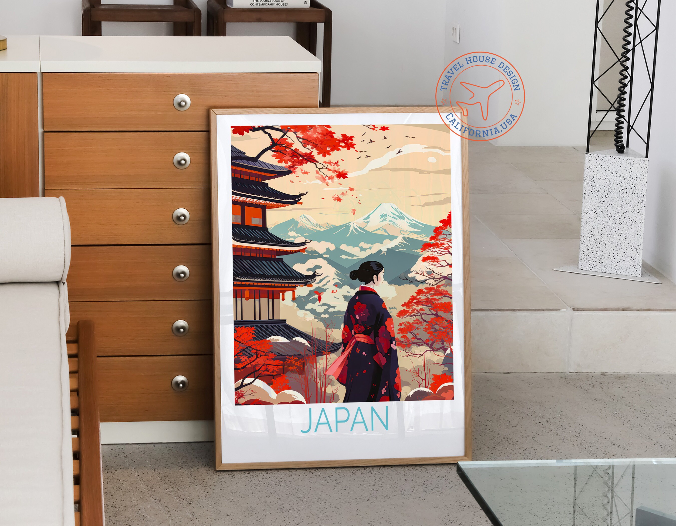 Japan Travel Poster, Japan Tokyo Poster, Japan Travel Wall Art, Japan ...