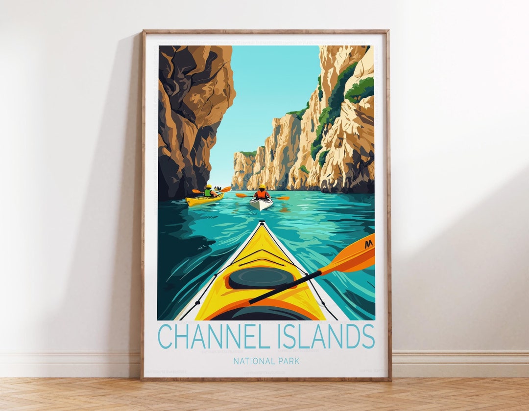 Channel Islands National Park Poster, California Channel Islands Wall ...