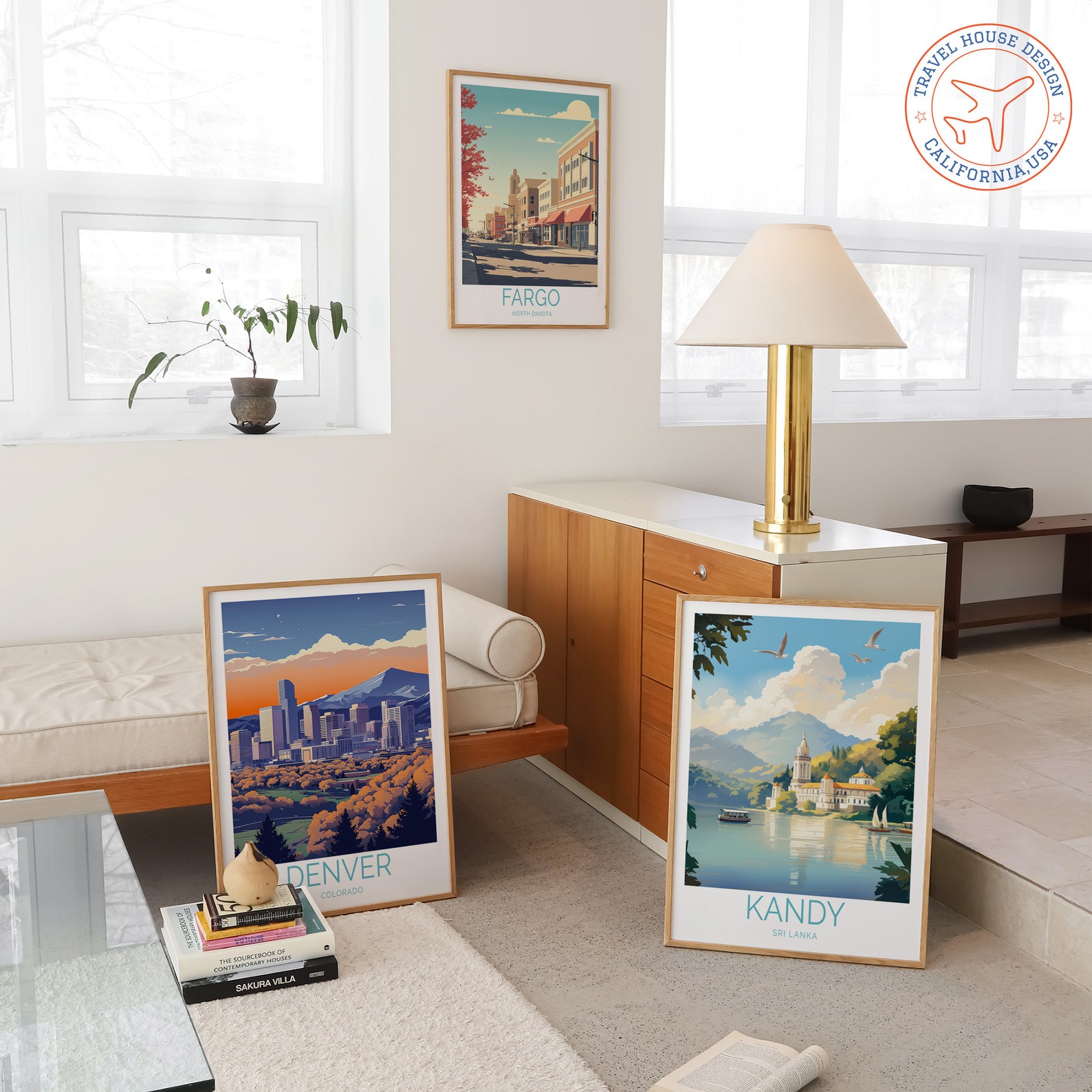 Kandy Sri Lanka Travel Poster, Kandy Sri Lanka Travel Illustrations ...