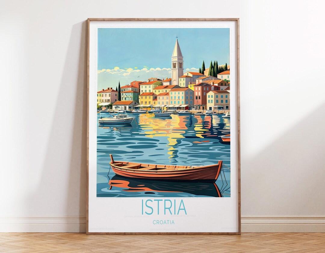 Istria Croatia Travel Poster, Istria Croatia Travel Print, Istria Wall ...