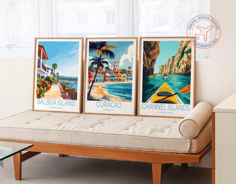 Channel Islands National Park Poster, California Channel Islands Wall ...