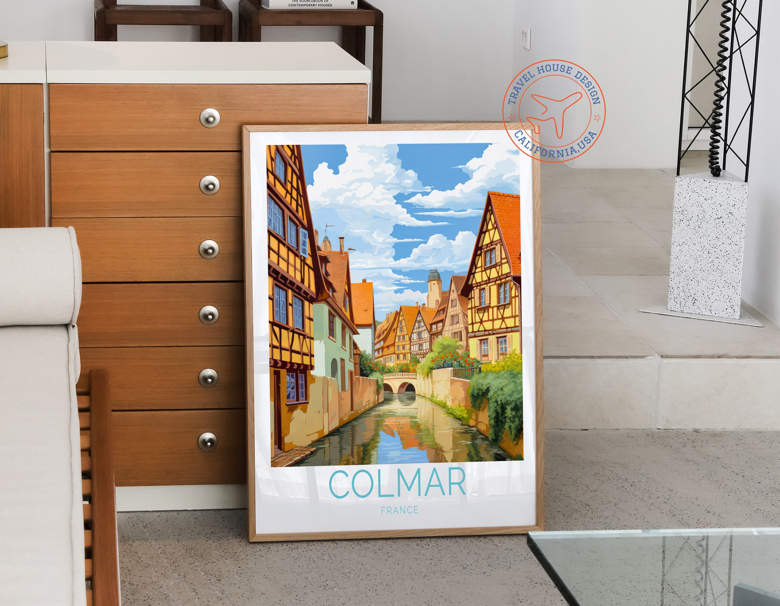 Colmar France Travel Poster, Colmar France Poster, Colmar France Travel ...