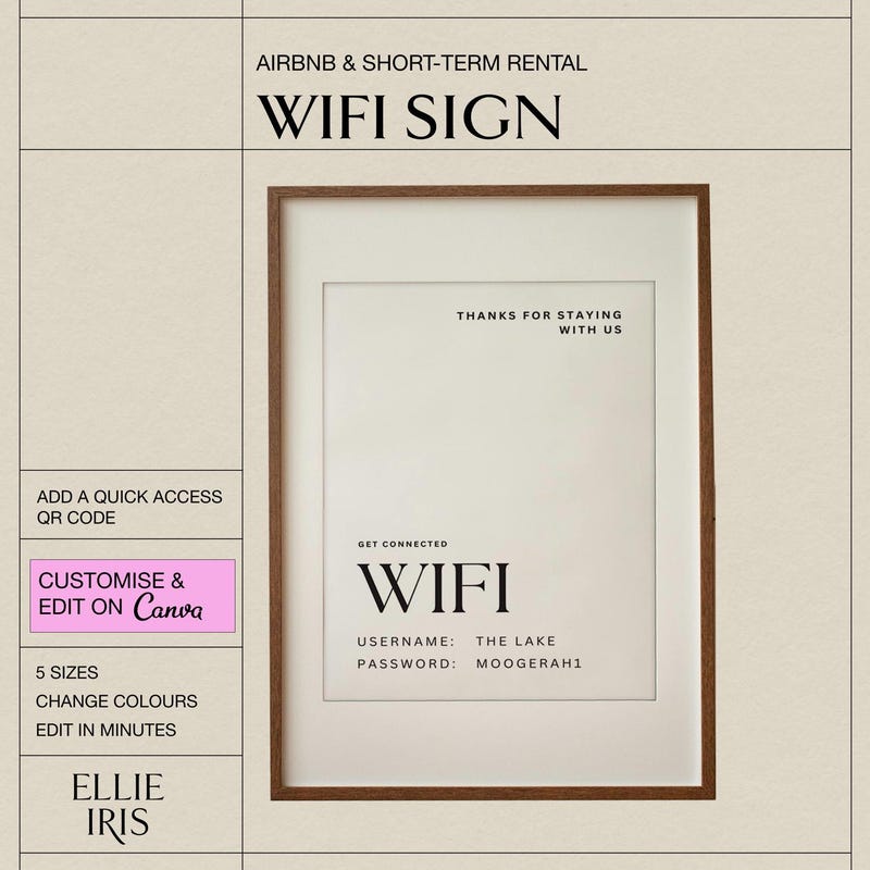 Wifi for Airbnb - Etsy