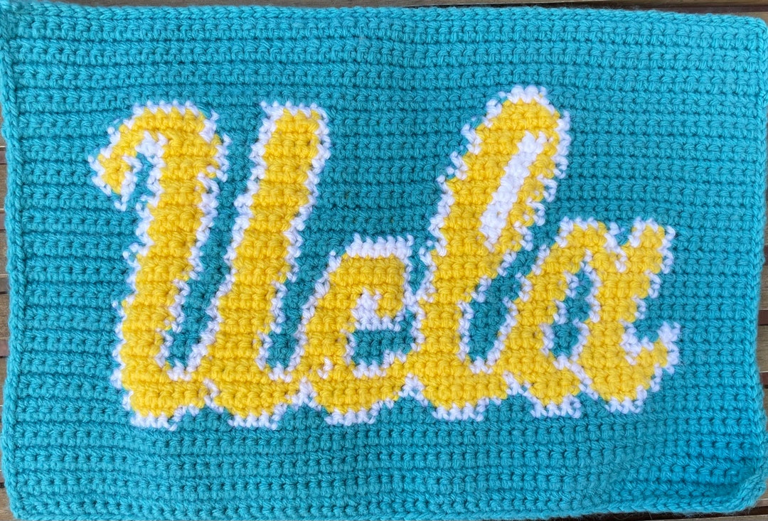 UCLA Logo Crochet Pattern (tapestry or Pillow) - Etsy
