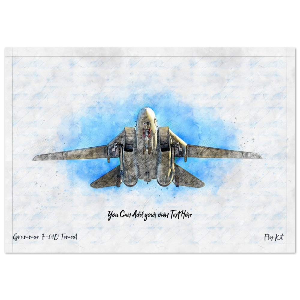 Grumman F-14 Tomcat Painting Premium Matte Paper Poster - Etsy Canada