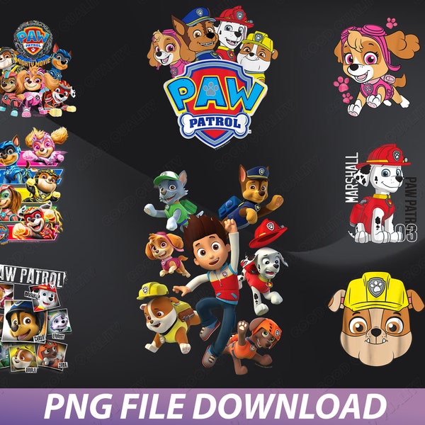 Paw Patrol Vectors - Etsy