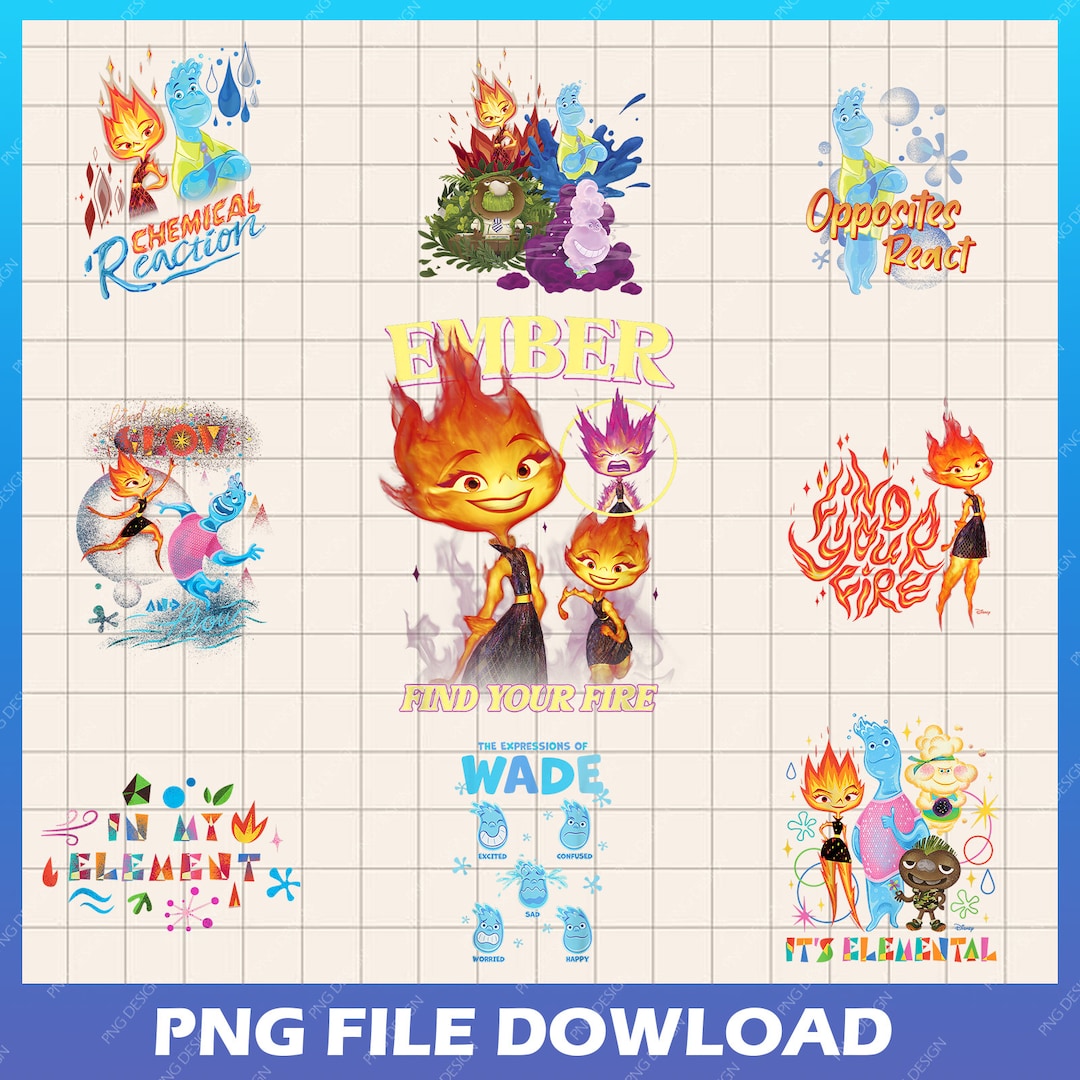Elemental PNG Elemental Png Bundle Elemental Clipart - Etsy