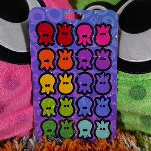 Splatoon 3 Octo Locker Sticker Sheets - Etsy