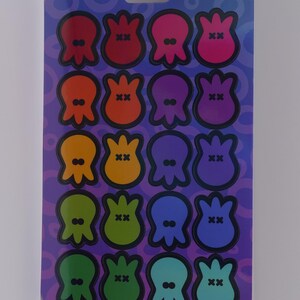 Splatoon 3 Octo Locker Sticker Sheets - Etsy