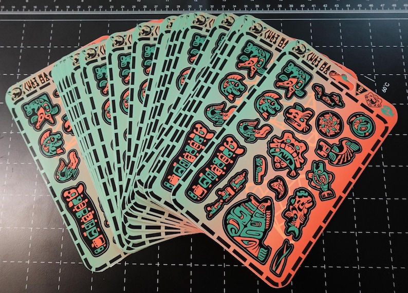 Splatoon 3 Grizzco Salmon Graffiti Sticker Sheet - Etsy