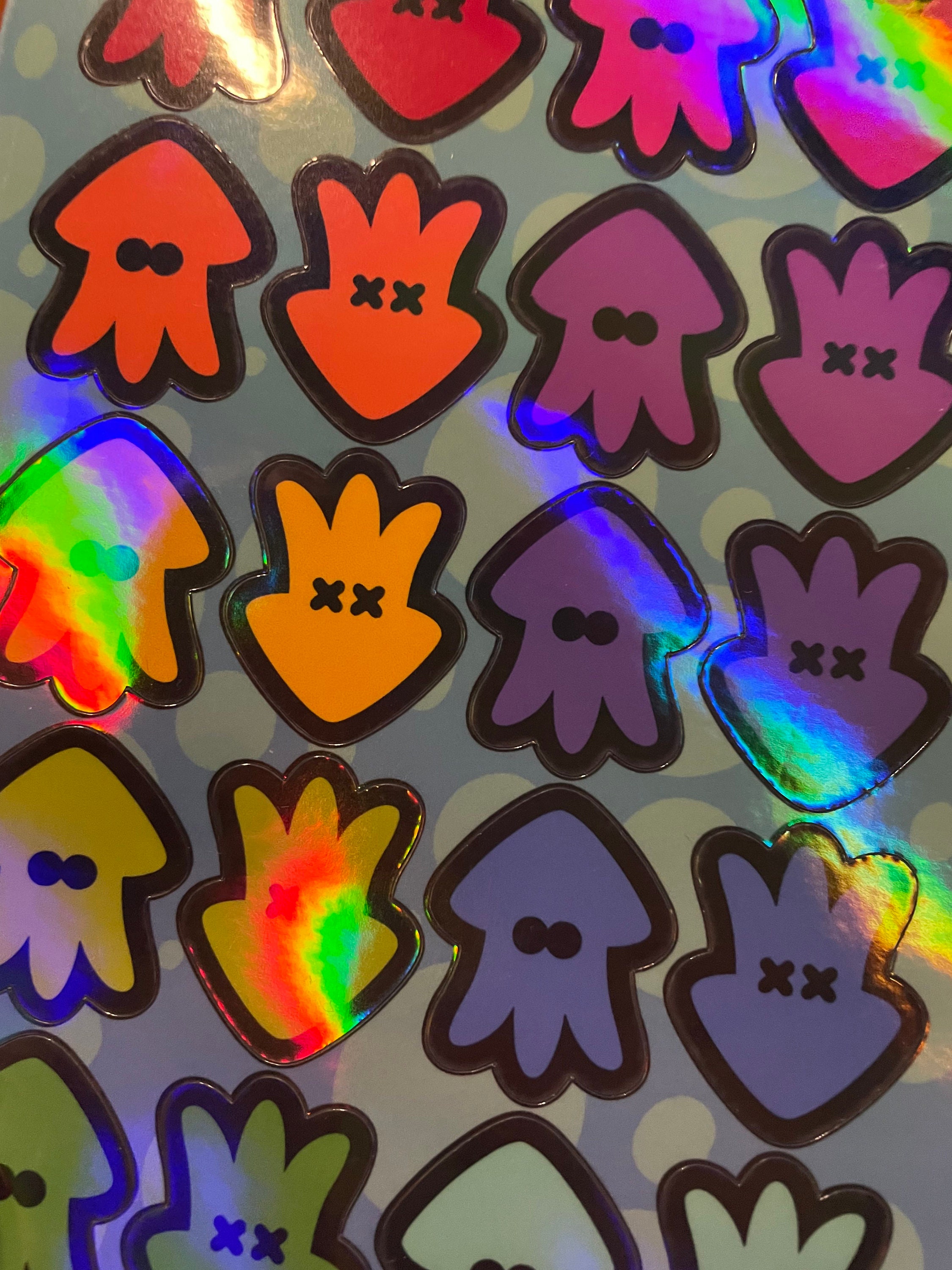 Splatoon 3 Squid Locker Sticker Sheets - Etsy