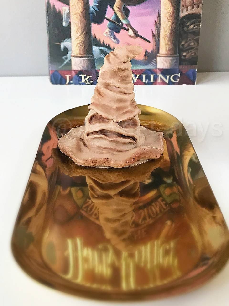 Chocolate Wizard Sorting Hat Potter Decoration Cake Topper Happy ...