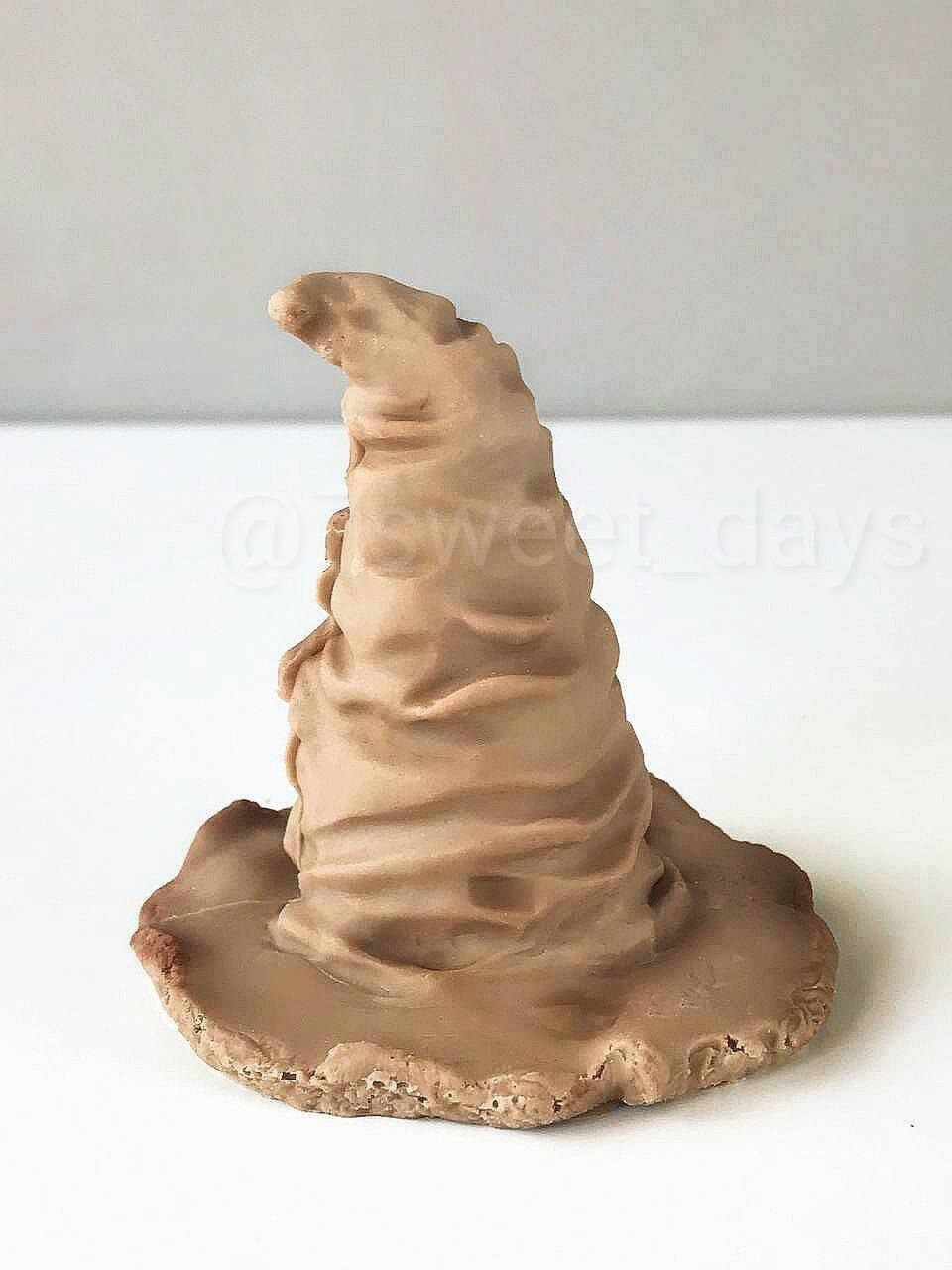 Chocolate Wizard Sorting Hat Potter Decoration Cake Topper Happy ...