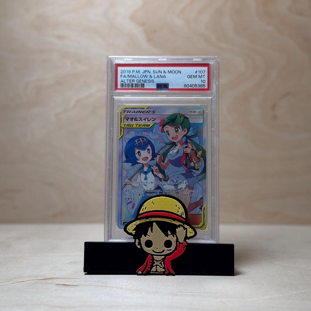 One Piece Luffy - Fully Adjustable Trading Card Display Stand - Etsy