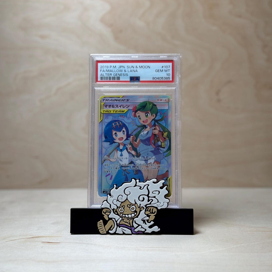One Piece G5 Luffy - Fully Adjustable Trading Card Display Stand - Etsy