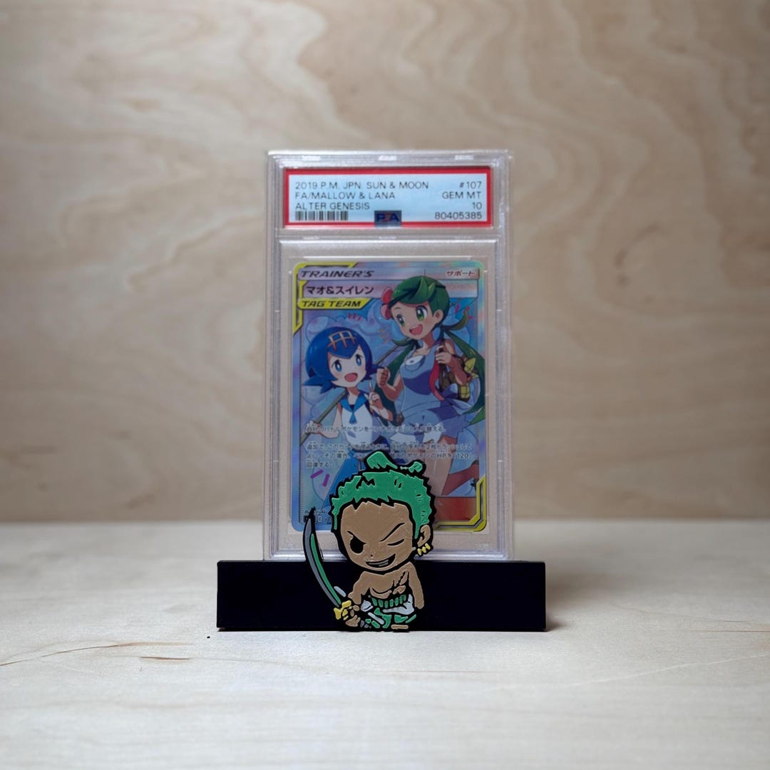 One Piece Zoro - Fully Adjustable Trading Card Display Stand - Etsy