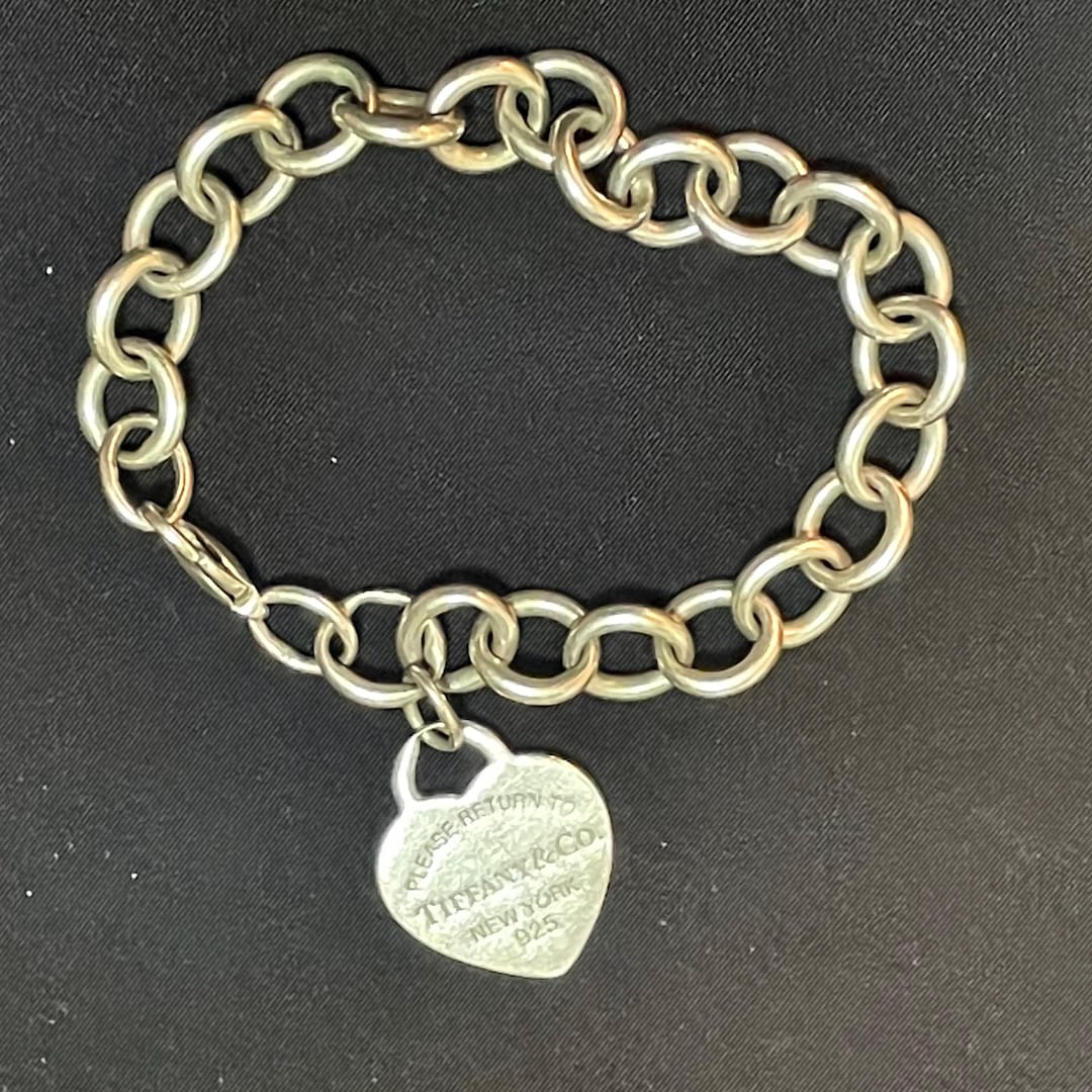 Authentic 1970s Tiffany and Co. Return to Tiffany Heart Tag Chunky ...