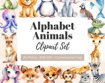 Counting Objects Clipart, Watercolor, Numbers for Kids, Design Elements ...