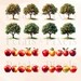 Apple Orchard Clipart Watercolor Fall Apple Harvest Themed Graphics Red ...