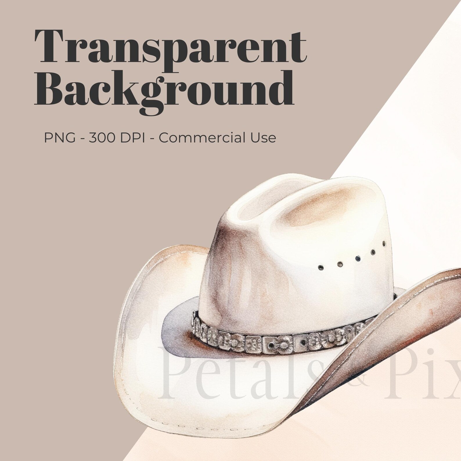 Disco Cowgirl Clipart, Coastal Cowgirl Clipart, Watercolor Clipart ...