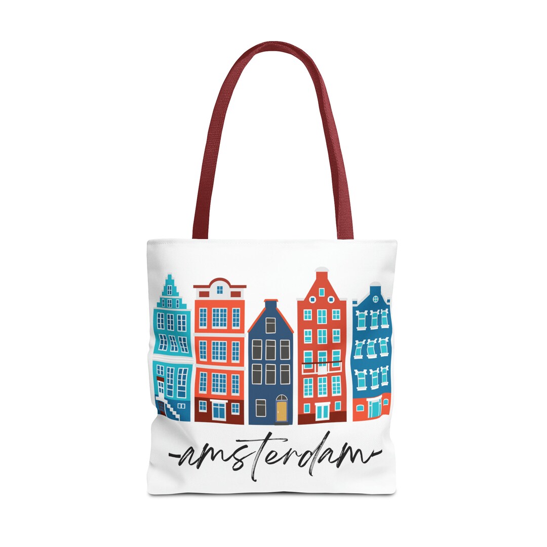 Amsterdam Buildings Tote Bag, Amsterdam Travel, Travel Bag , Travel ...