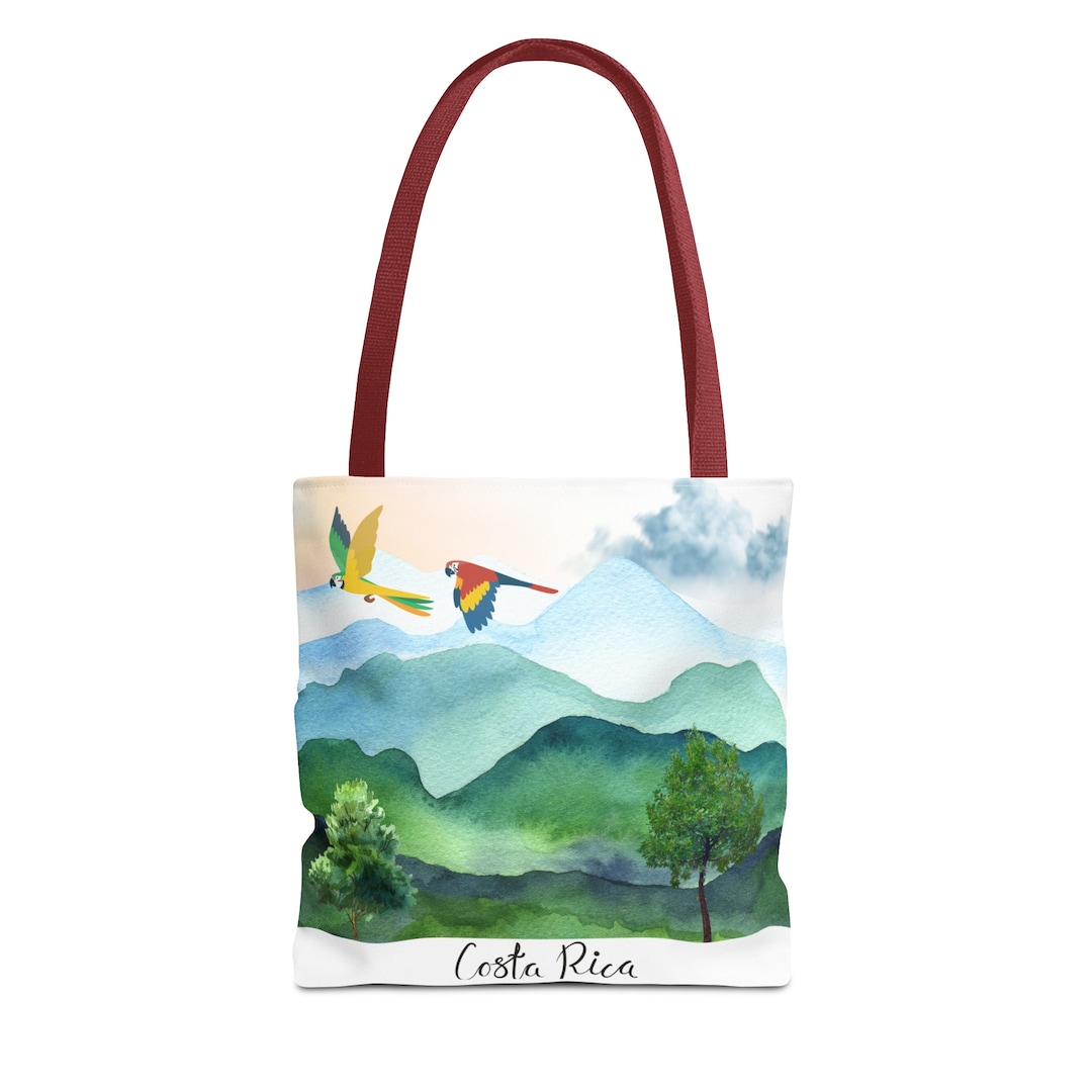 Costa Rica Tote Bag, Costa Rica Gift, Travel Gift, Nature Bag, Travel ...