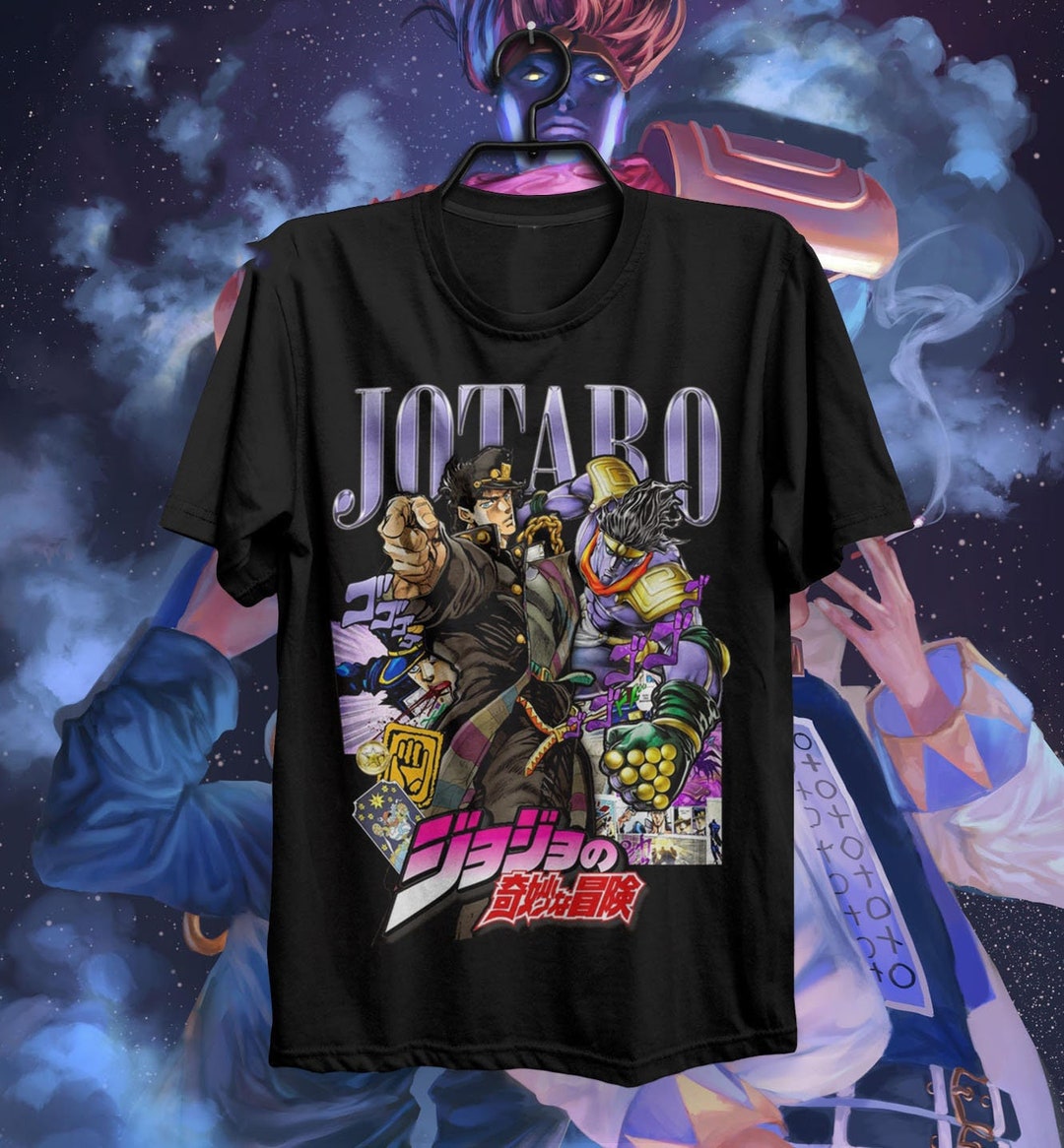 Vintage Jotaro Kujo Jojo's Bizzare Adventure Tshirt Anime - Etsy