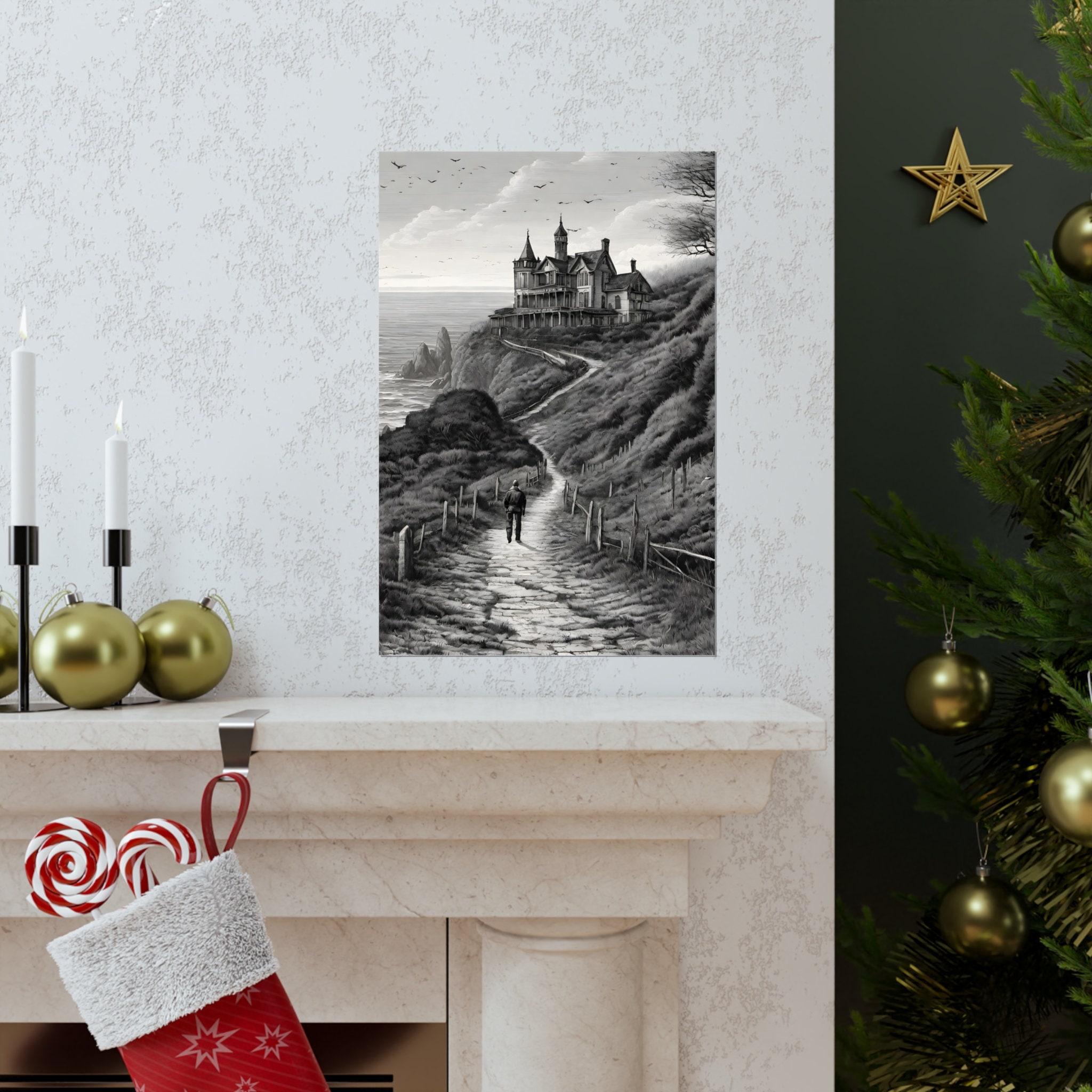 Hillside Walk Premium Matte Vertical Posters - Etsy