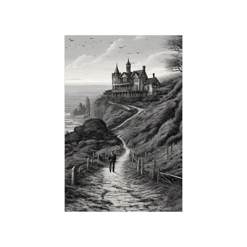 Hillside Walk Premium Matte Vertical Posters - Etsy