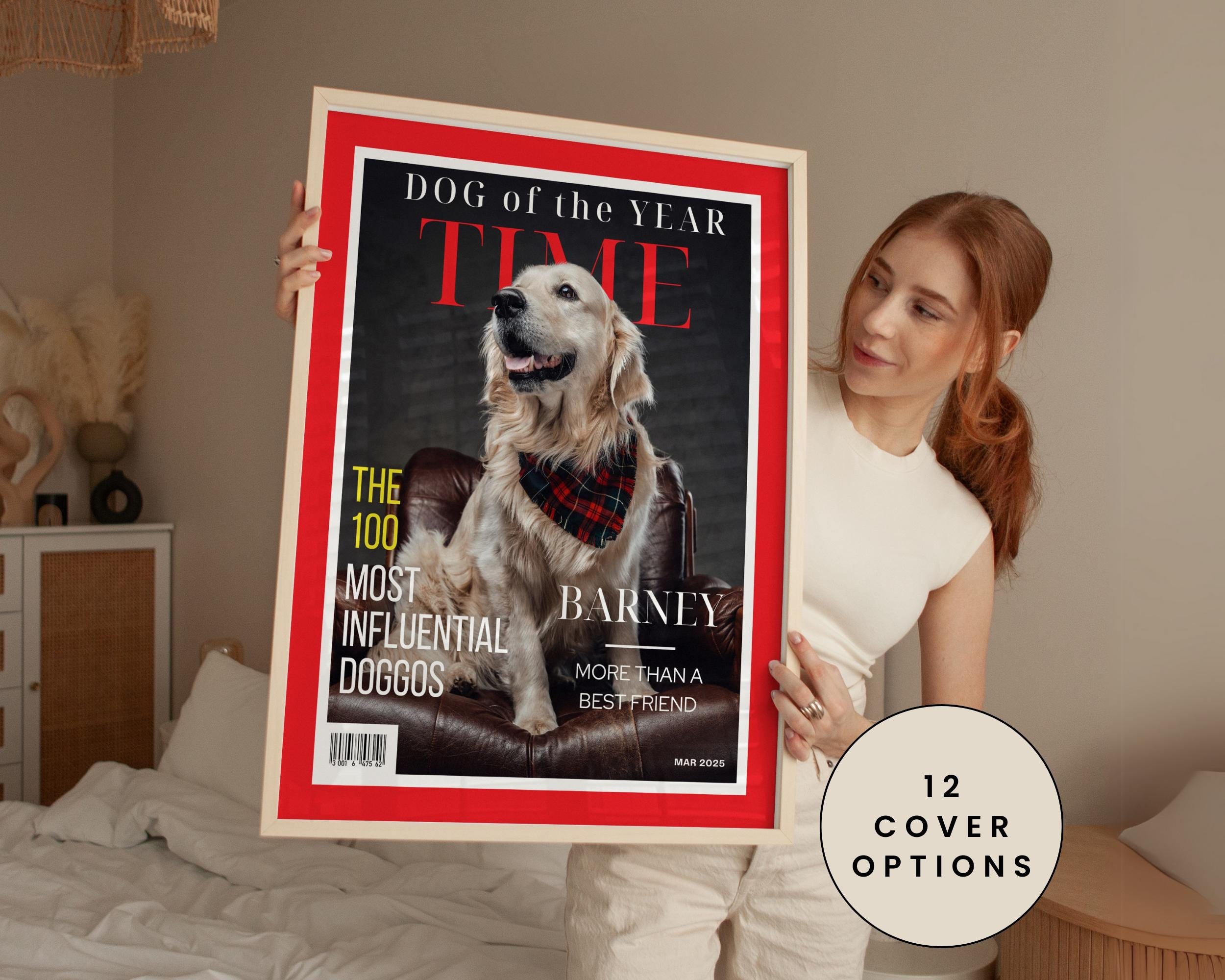 Pet Magazine Cover, Dog Magazine Cover, Personalized Pet Magazine Cover ...