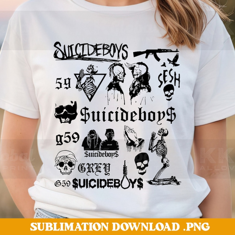 Suicideboys Doodle Art This PNG for Shirtpng Instand - Etsy