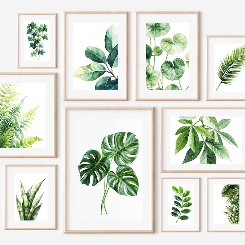 House Plant Wall Prints - Etsy