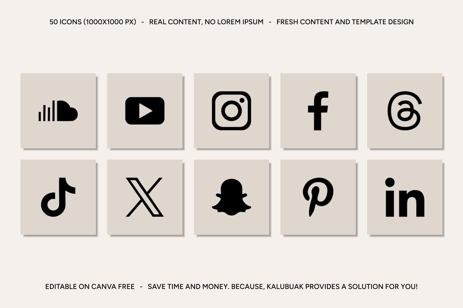 Influencer Media Kit Template: Canva Editable, 10-page Design (digital ...