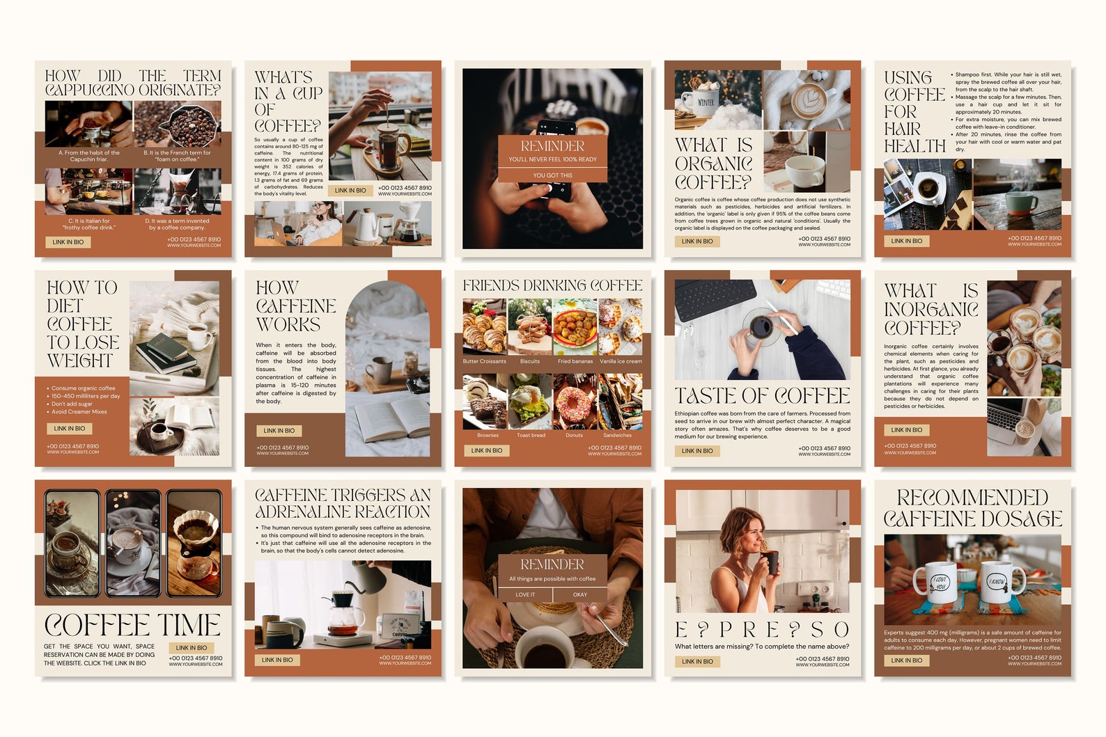 Coffee Canva, Coffee Social Media, Coffee Instagram, Coffee Feed ...