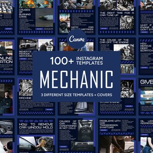 Mechanic Social Media Templates, Mechanic Social Media Posts, Mechanic ...