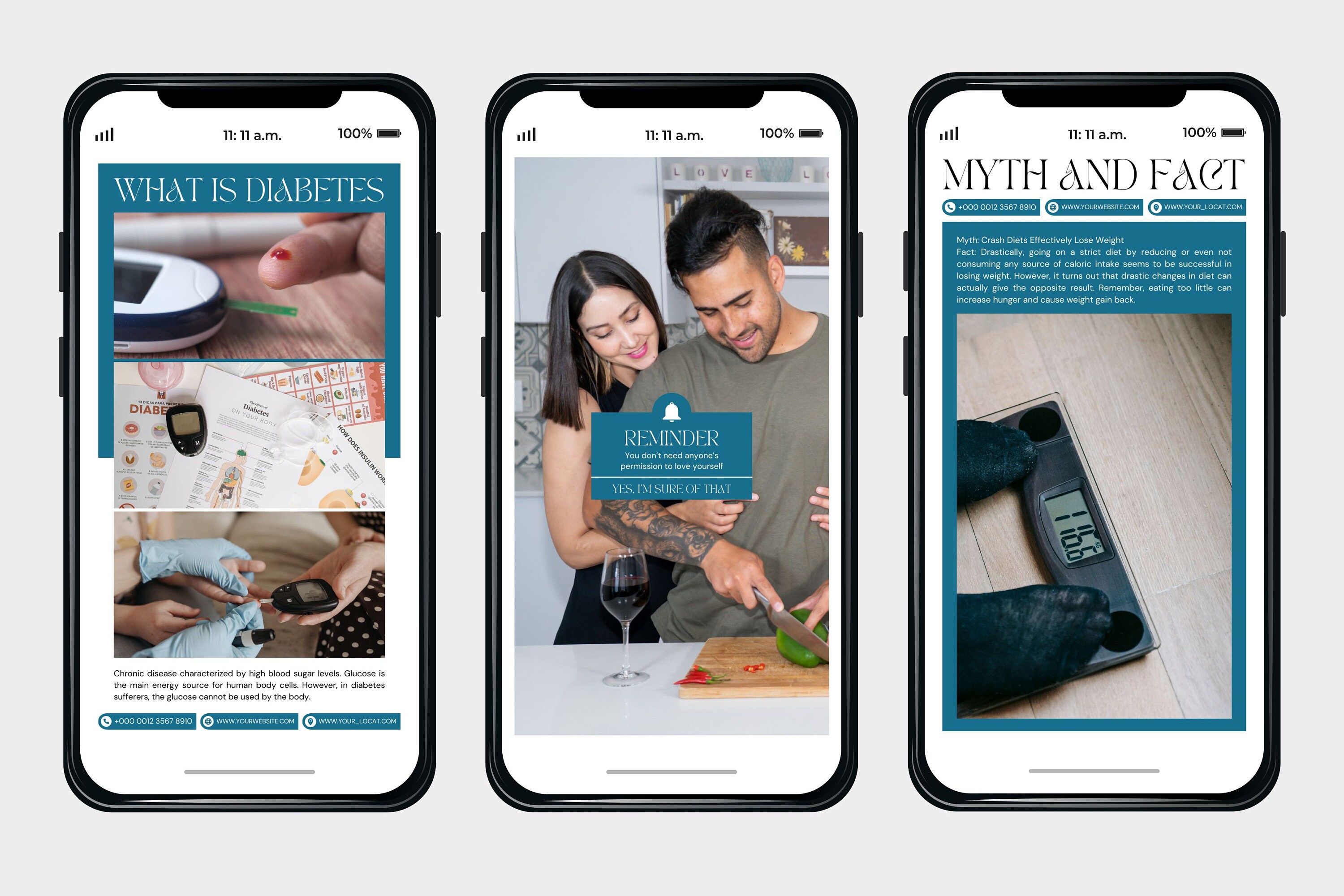 Medical IG Feed Templates, Medical Social Media Templates, Medical ...